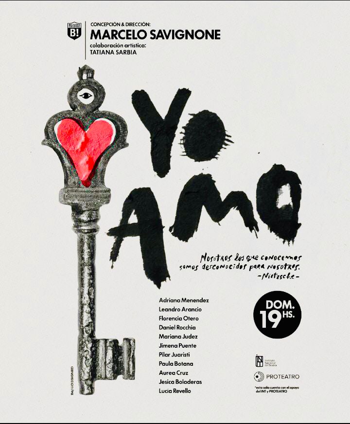«Yo amo», dirigida por Marcelo Savignone – OCIOPATAS.